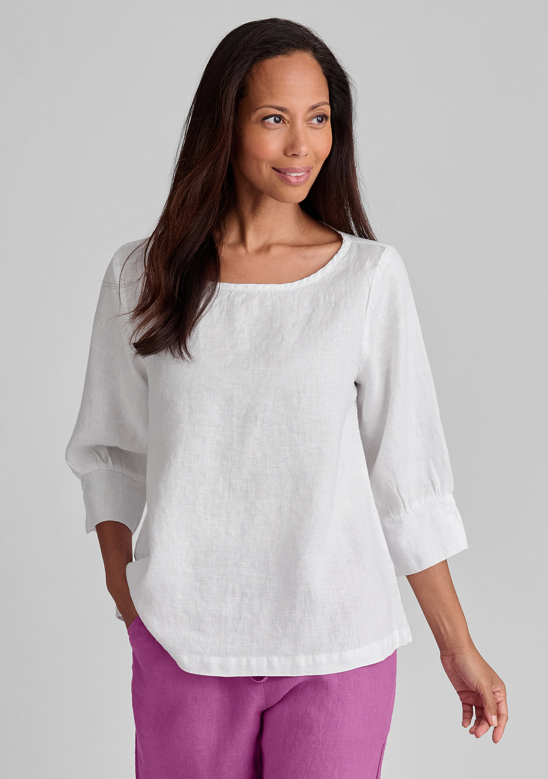 Linen Tops For Women - FLAX