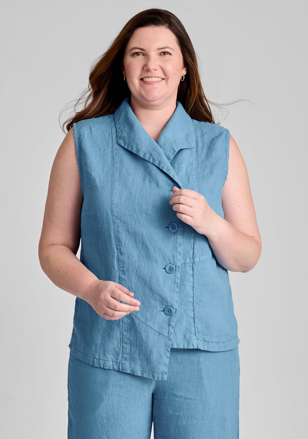 Linen Vests for Women - FLAX