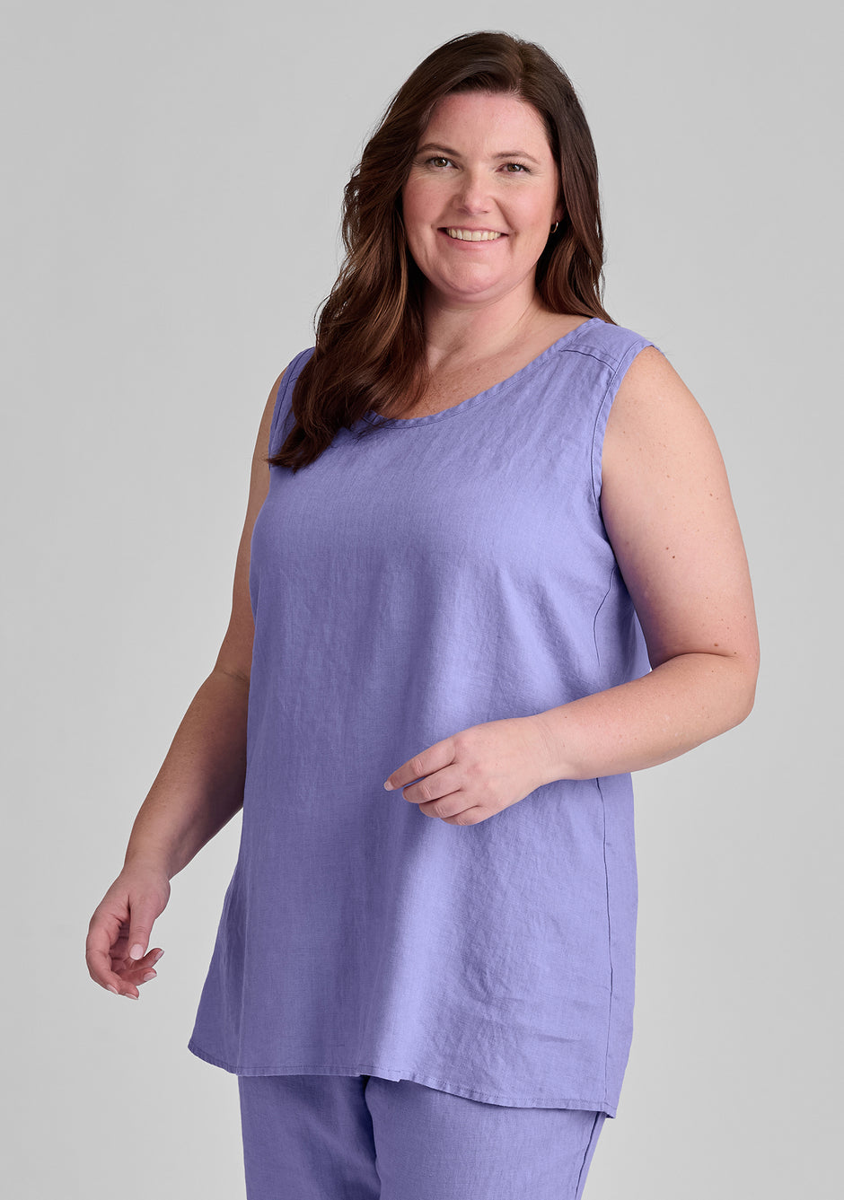 Linen Tank Tops For Women - FLAX