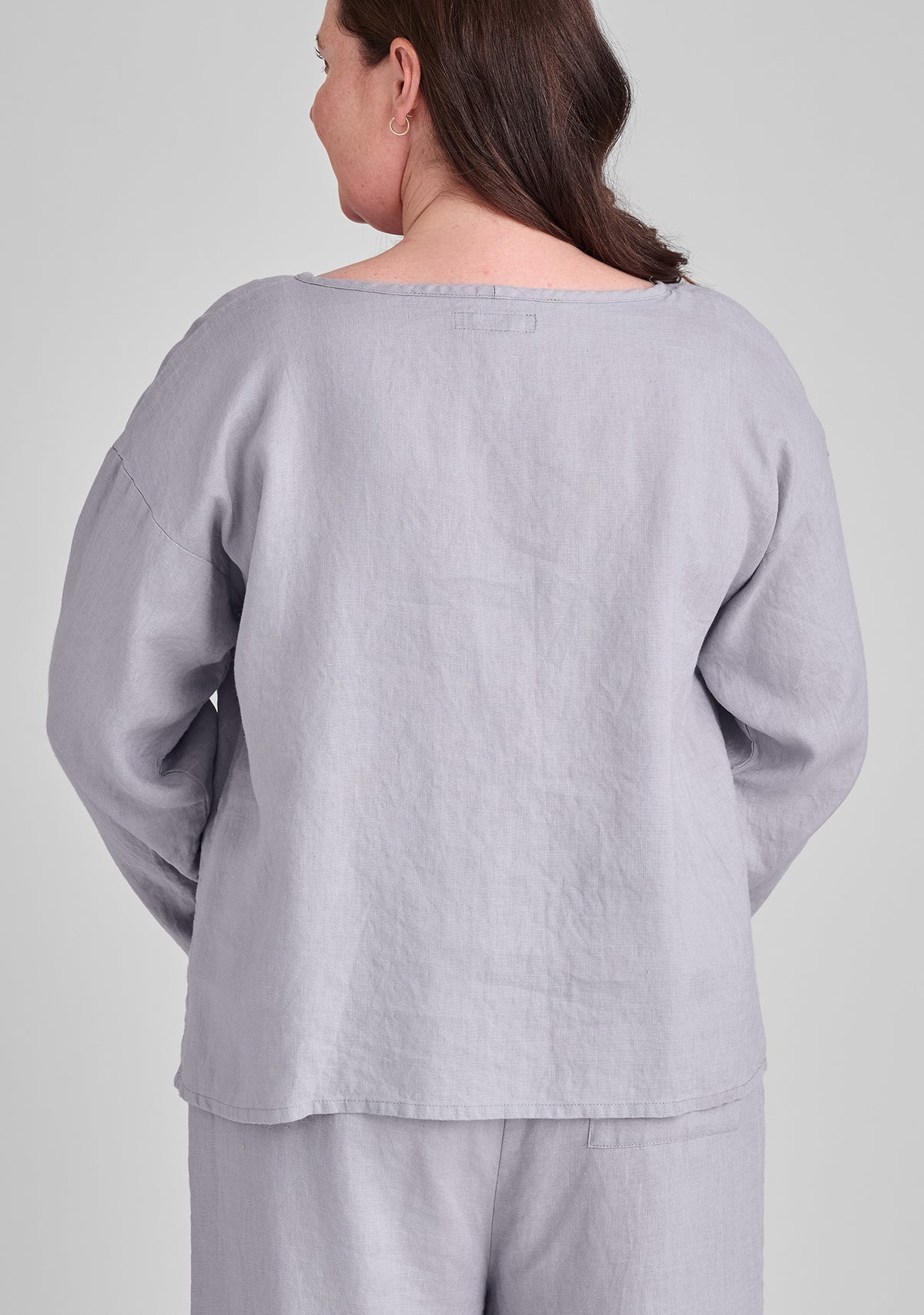 Easy Tee - Long Sleeve Linen Shirt - FINAL SALE – FLAX