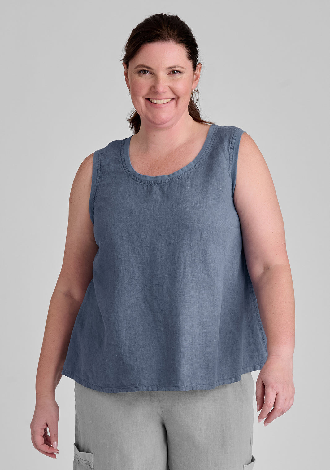 Linen Tank Tops For Women - FLAX