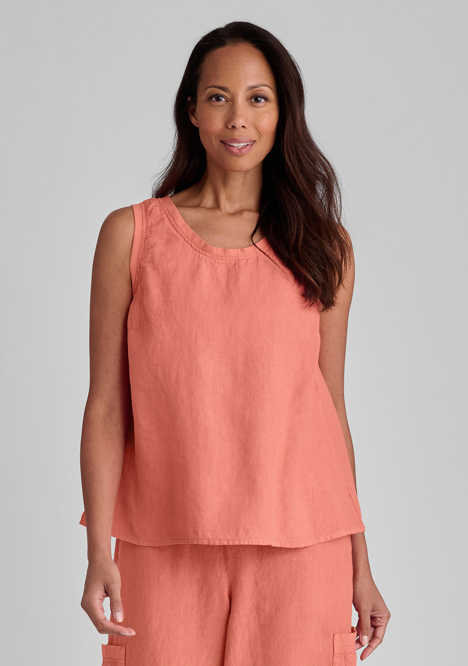 Linen Tank Tops For Women - FLAX