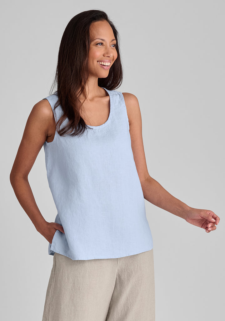 Linen Tank Tops For Women - FLAX