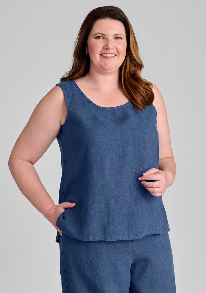 Linen Tank Tops For Women - FLAX – FLAX