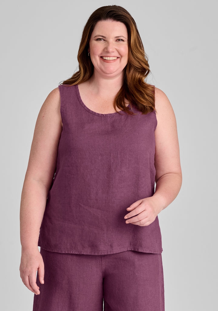 Linen Tank Tops For Women - FLAX – FLAX