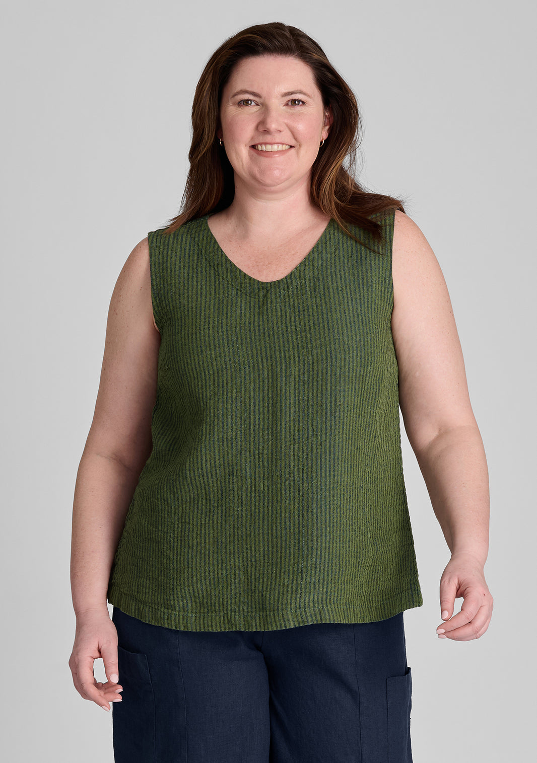 Linen Tank Tops For Women - FLAX