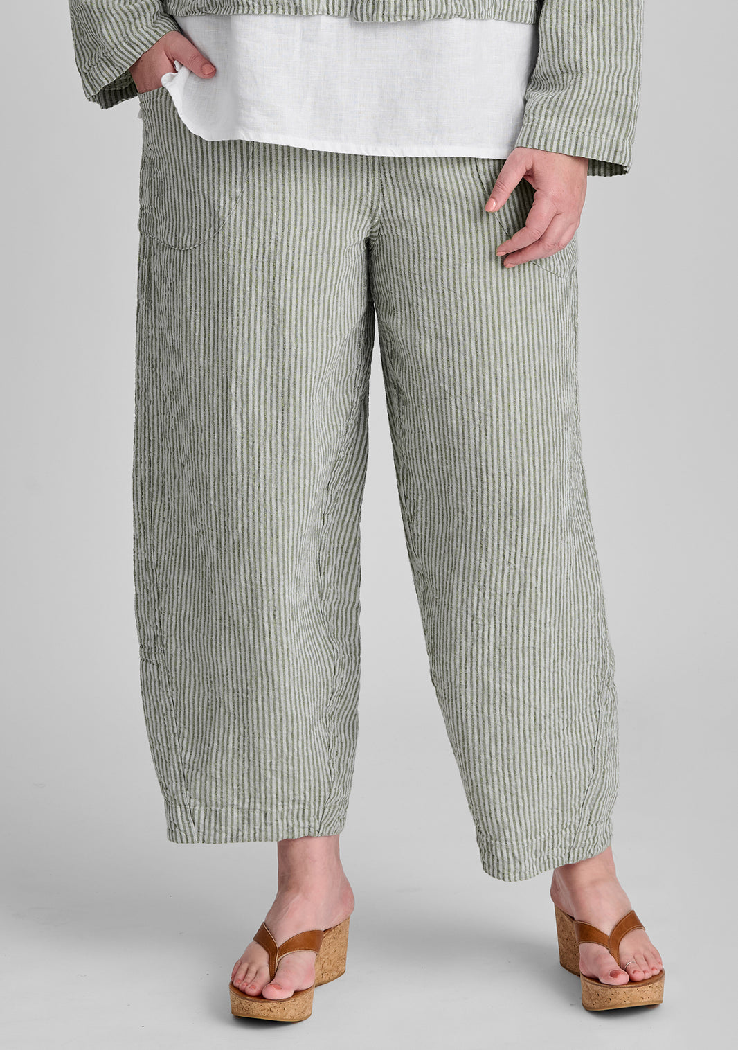 Full Length Linen Pants - FLAX