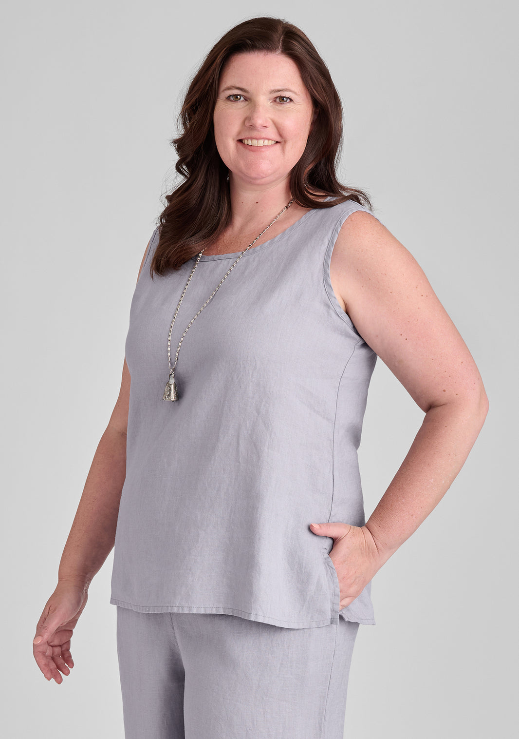 Linen Tank Tops For Women - FLAX