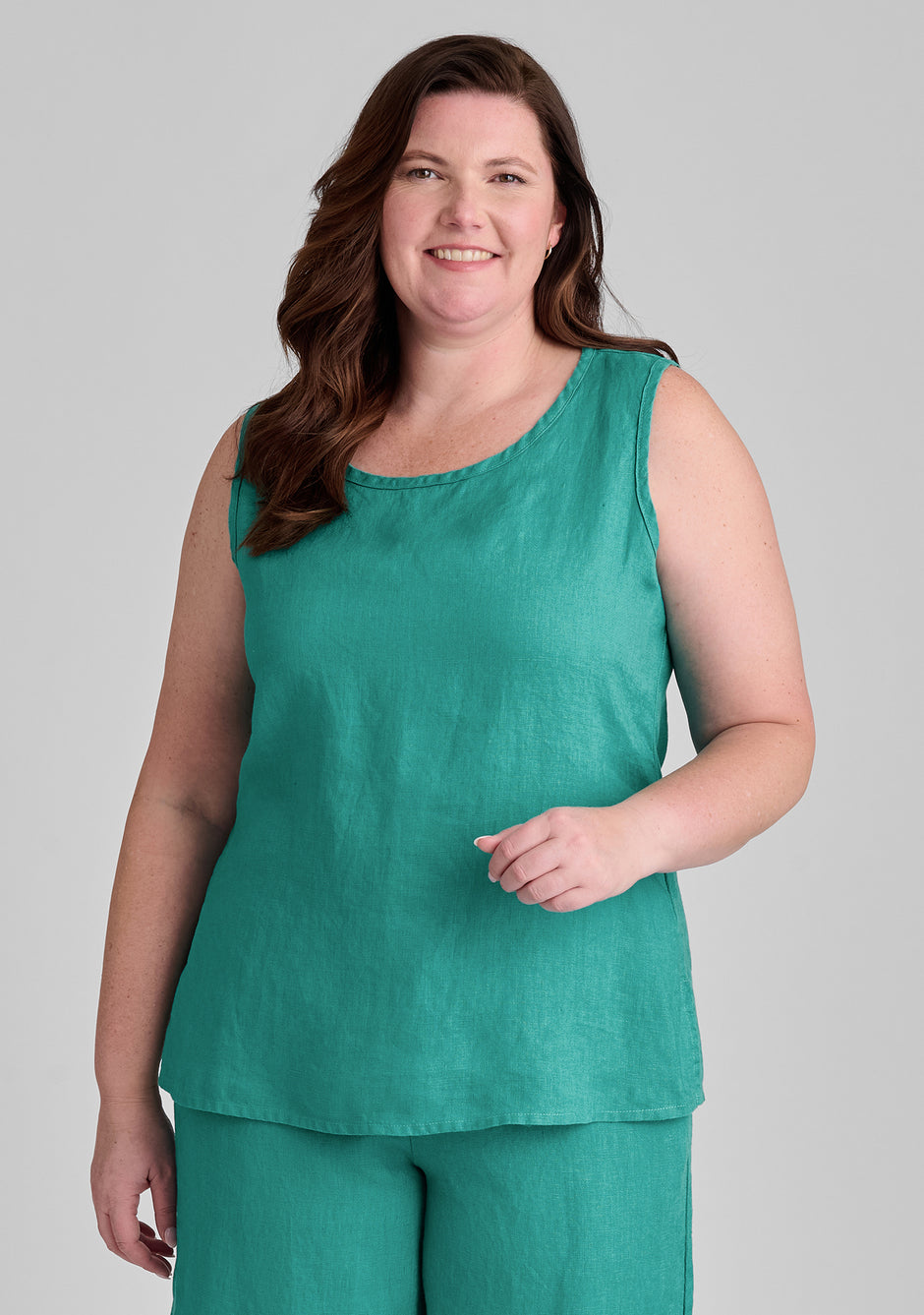 Linen Tank Tops For Women - FLAX