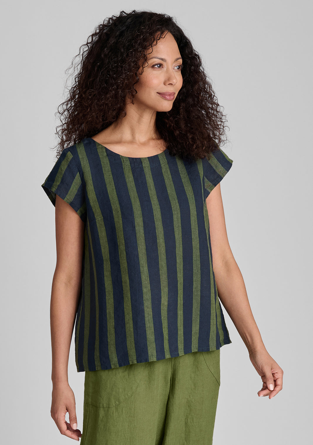 Linen T Shirts For Women - FLAX