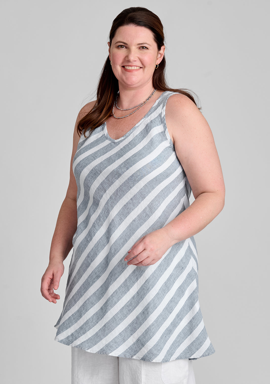 Linen Tank Tops For Women - FLAX