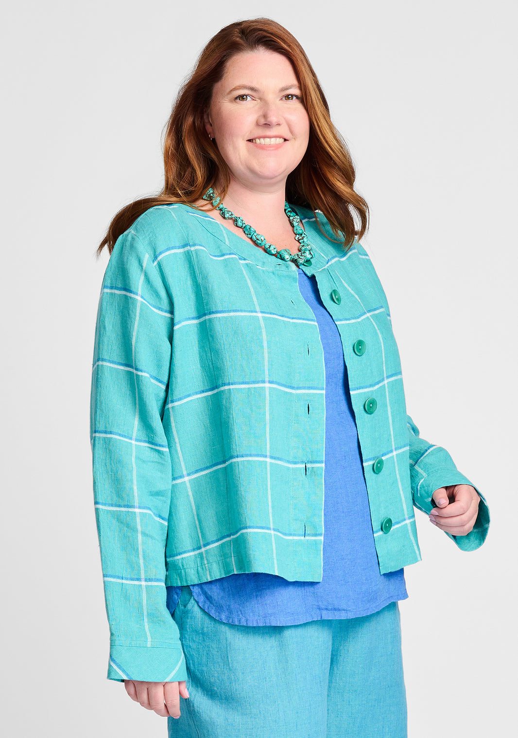 Linen Jackets For Women - FLAX